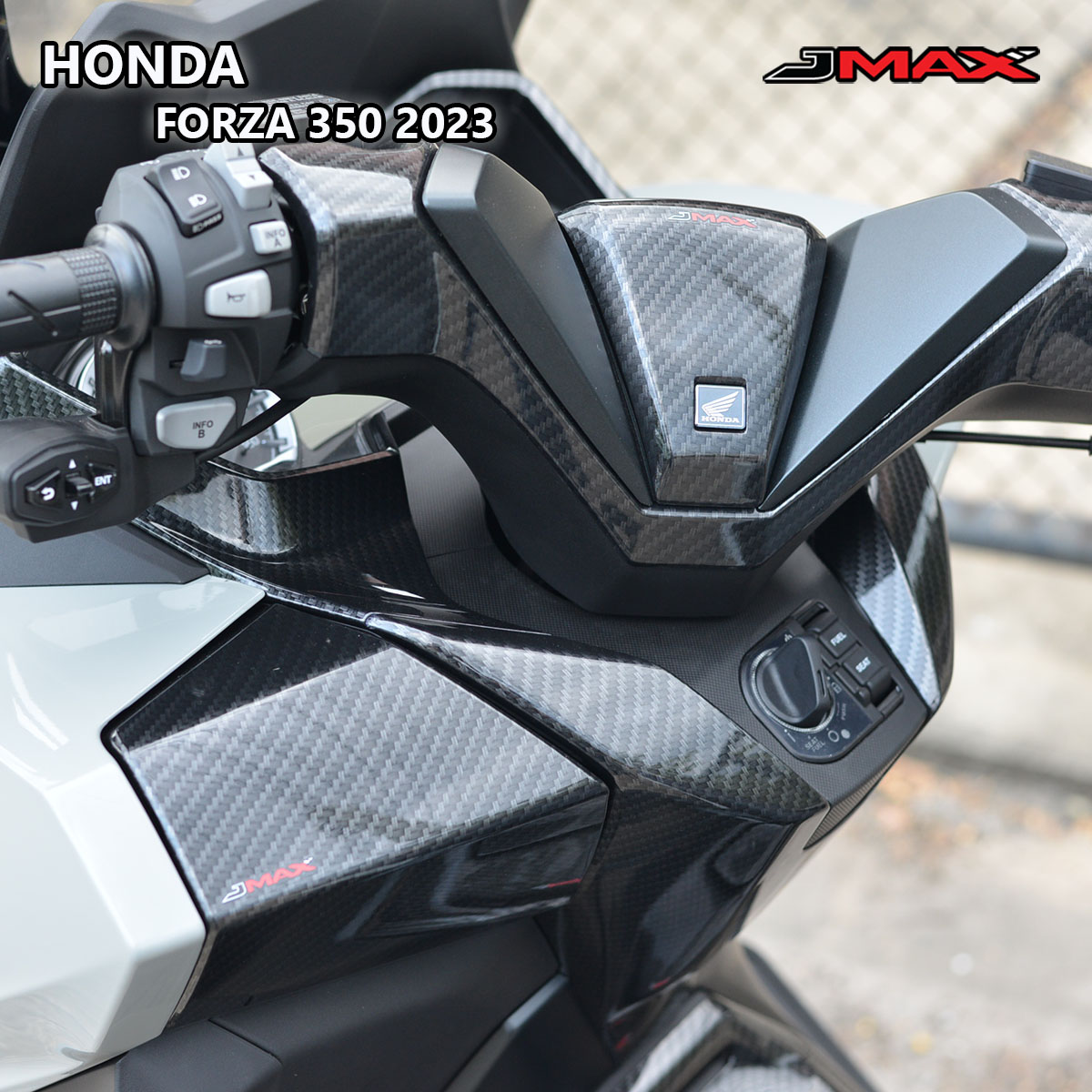 ฝาครอบแฮนด์บน (เล็ก) Forza 350 ปี 2020-23 Forza 300 JMAX ตรงรุ่น ลาย ...