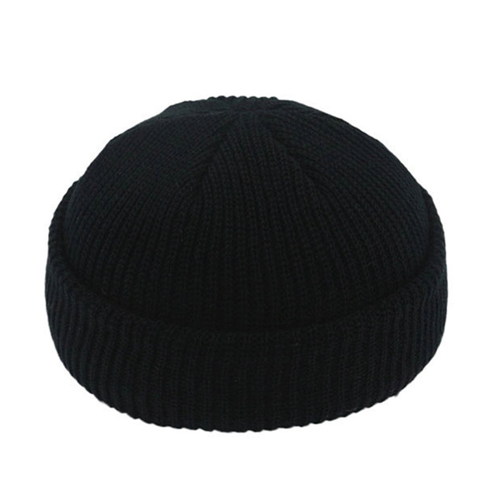Autumn Winter Retro Melon Hat Unisex Pure Color Landlord Hats Hip Hop ...