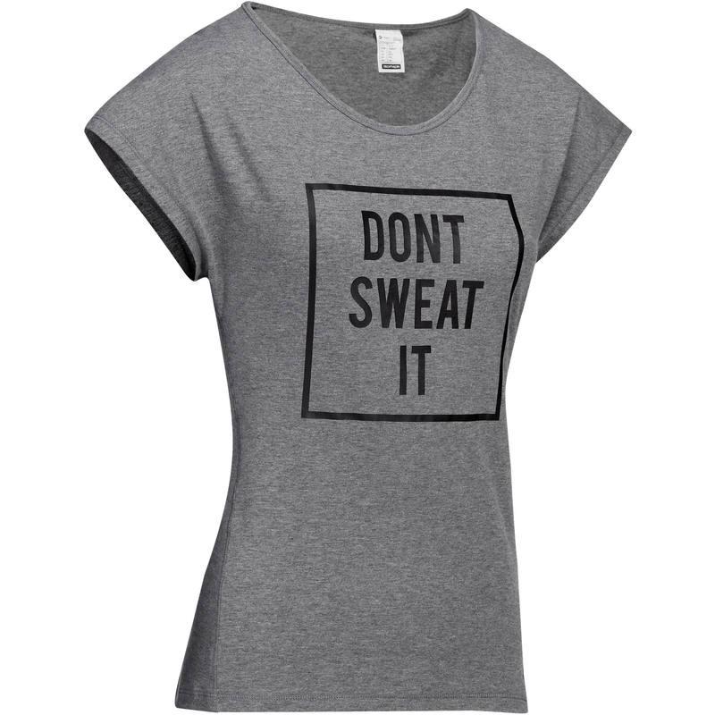 BRAVO กางเกงฟิตเนสขาจั๊มพ์สำหรับผู้หญิงรุ่น Active (สี Mid Mottled Grey ...