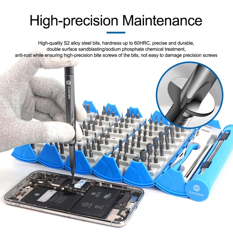 ไขควงชุด128 IN 1 PRECISION SCREWDRIVER SET SUNSHINE SS-5120 - Relife ...