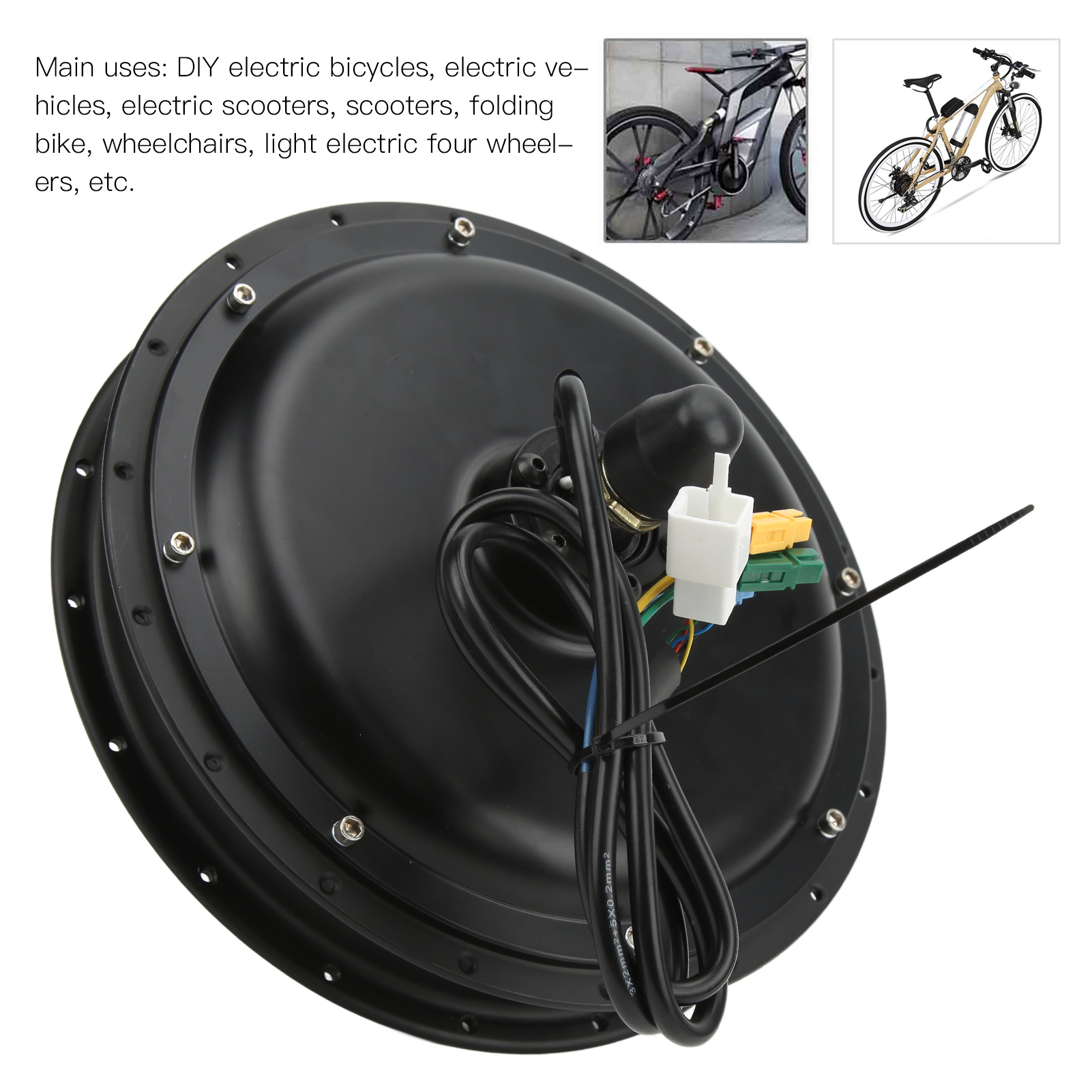 【COD】48V 1500W ดุมล้อหลัง เครื่องยนต์ รถจักรยานไฟฟ้า ลิเธียม แบตเตอรี่ ...