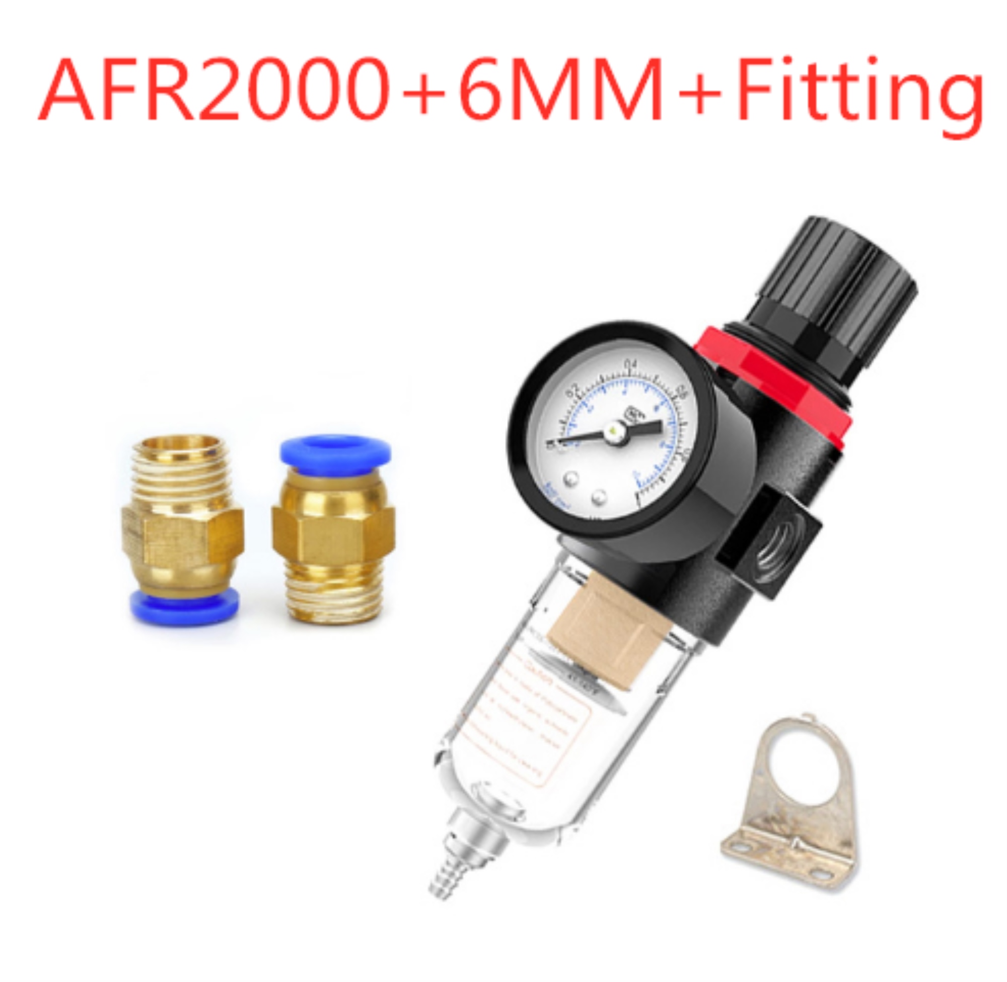 【CW】 AFR 2000 Pneumatic Filter Regulator Air Treatment Unit Pressure ...