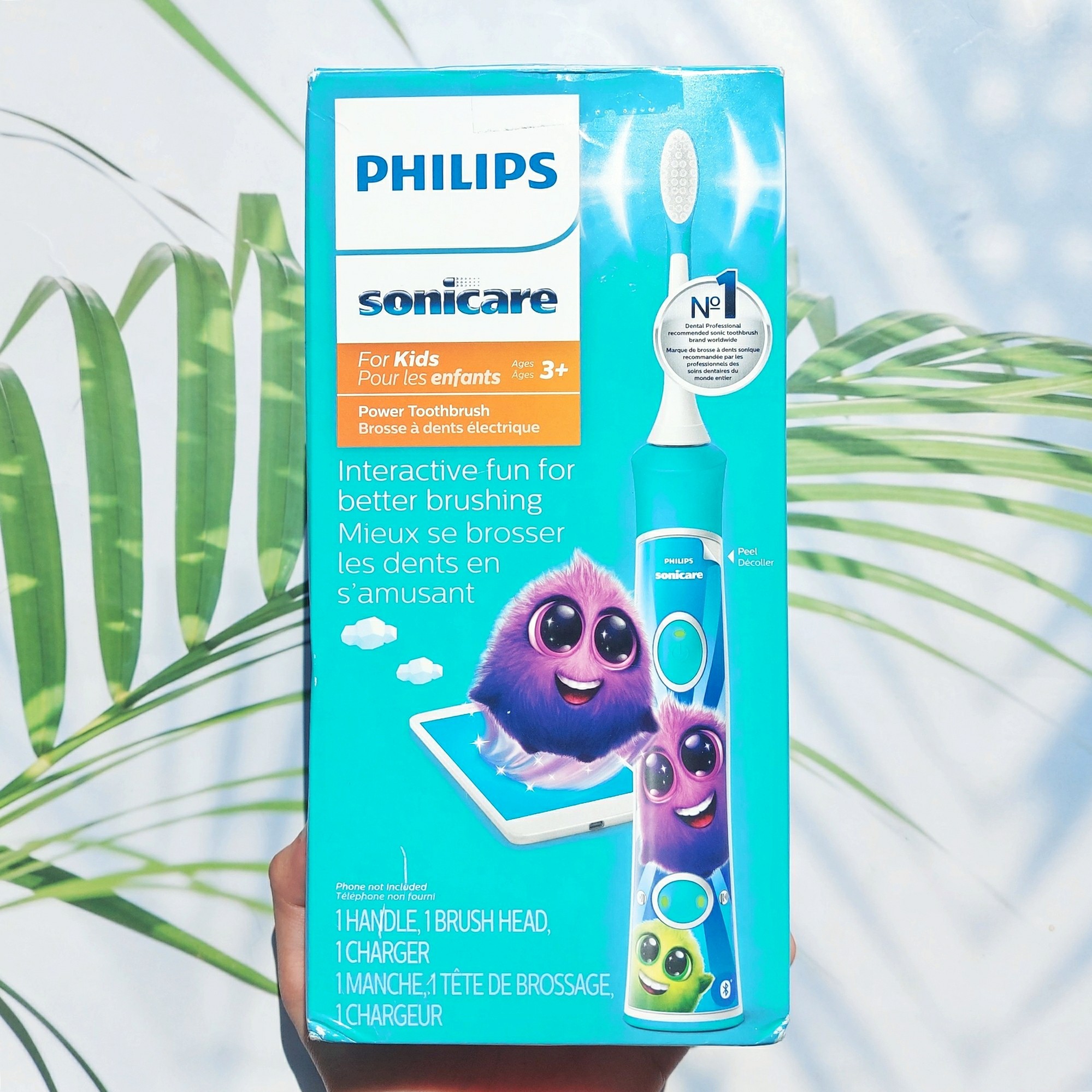 ฟิลิปส์ แปรงสีฟันไฟฟ้า สำหรับเด็ก Sonicare For Kids 3 Sonic Power ...