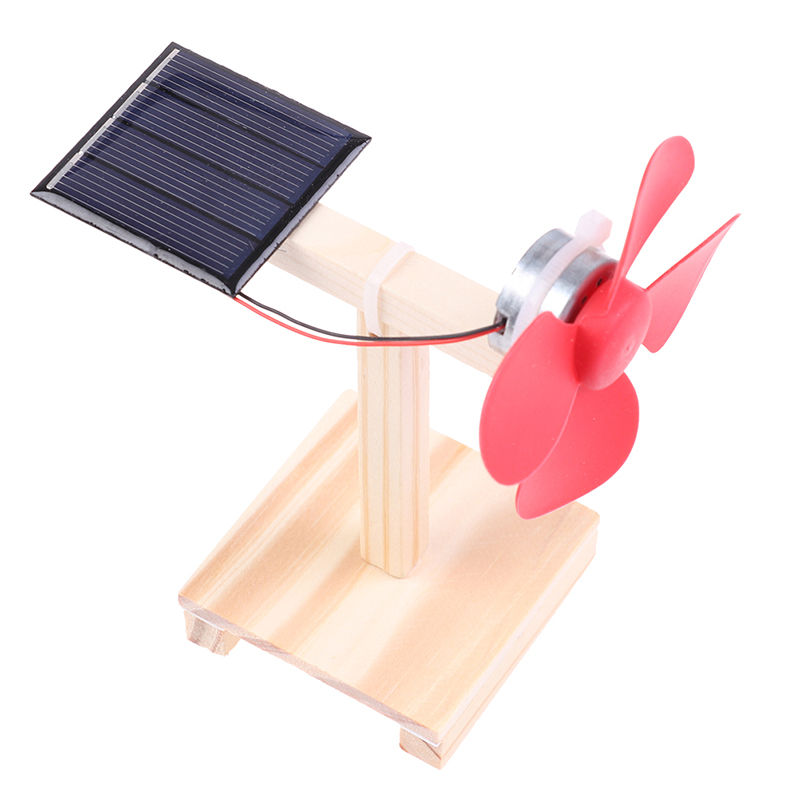 Zozo FunnyN Science Toy Mini Solar Fan DIY Model Kit Wooden Students ...