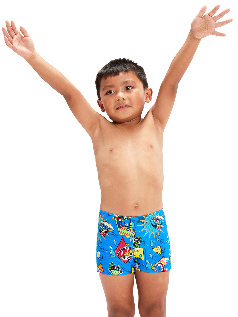 SPEEDO Learn To Swim Allover Aquashort กางเกงว่ายน้ำขาสั้นเด็กผู้ชาย ...