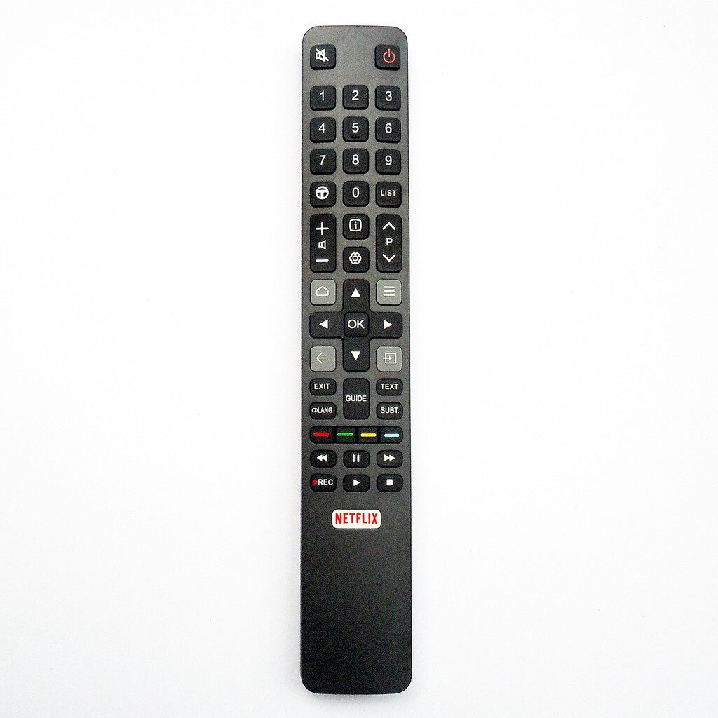 รีโมทใช้กับทีซีแอล สมาร์ททีวี มีปุ่ม NETFLIX , Remote for TCL Smart ...
