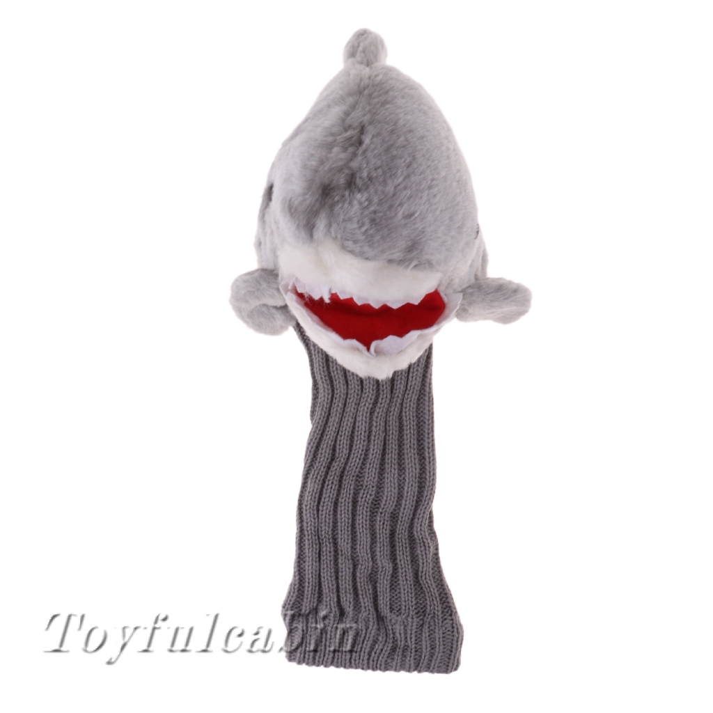 Long Neck Shark Golf Head Cover Headcover Knit Sleeve for 460 cc Wood ...