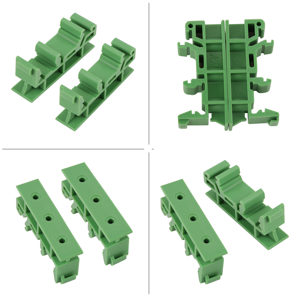 10 ชุด 35 มม. PCB DIN C45 Rail Adapter Circuit Board Mounting Bracket ...