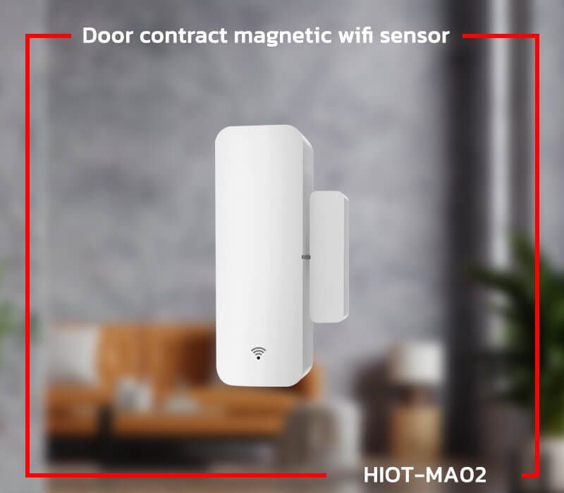 HIOT-MA02 WiFi Magnetic Sensor ตรวจจับความเคลื่อนไหว แจ้งเตือนผ่านมือ ...