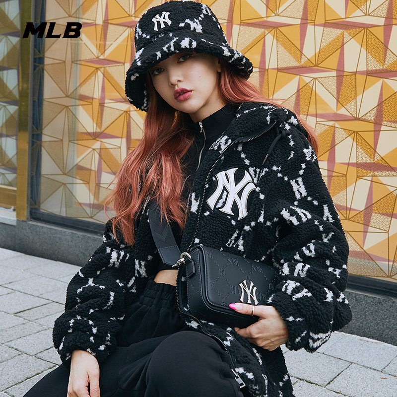 2022 new กระเป๋า MLB shoulder bag แท้ camera crossbody bags NY UNISEX ...