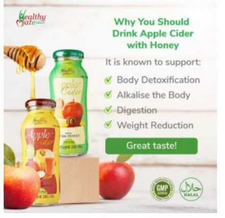 Happy Mate Apple Cider Wild Honey 200 ml. แฮปปี้เมทแอปเปิ้ลไซเดอร์ ...