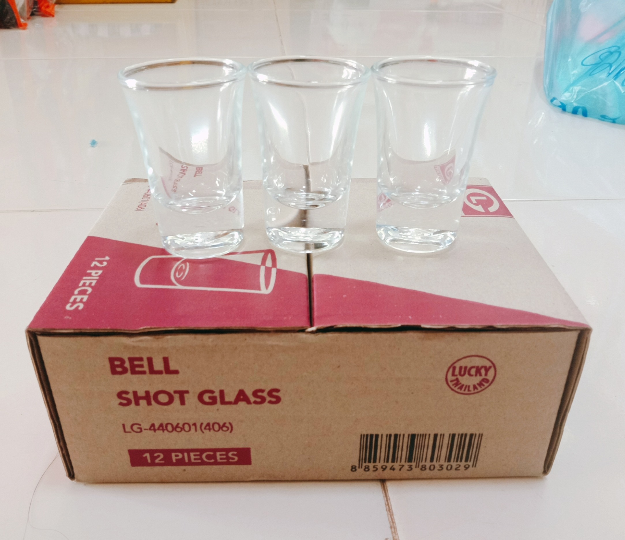 แก้วเป๊ก แก้วช็อตNo.406 ทรงระฆัง ขนาด 30 ml/ 1 oz Bell shot glass (ยก ...