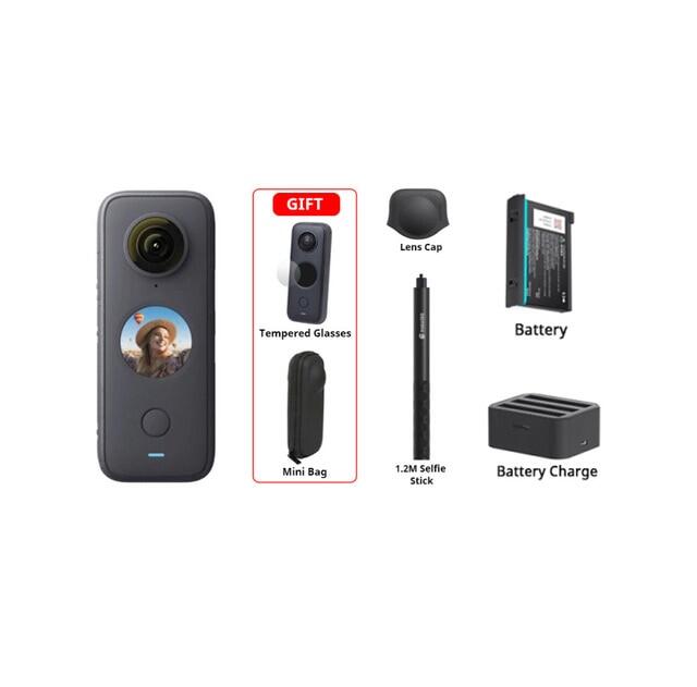 [cod]original Insta 360 One X2 360 Action Camera 5 7k Vr Video 10m