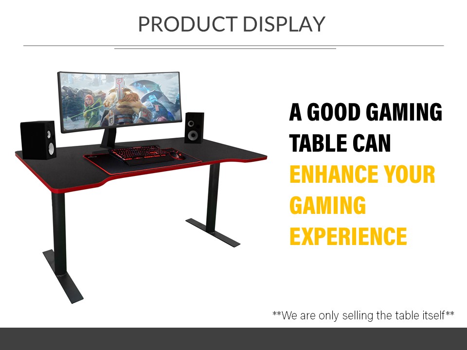 CASA MUEBLES: [GAMING SERIES] GT001 Gaming Table / Study Table ...