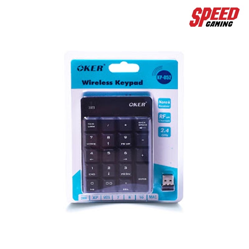 OKER KP-052 NUMERIC WIRELESS KEYPAD By Speed Gaming - Speed Gaming ...