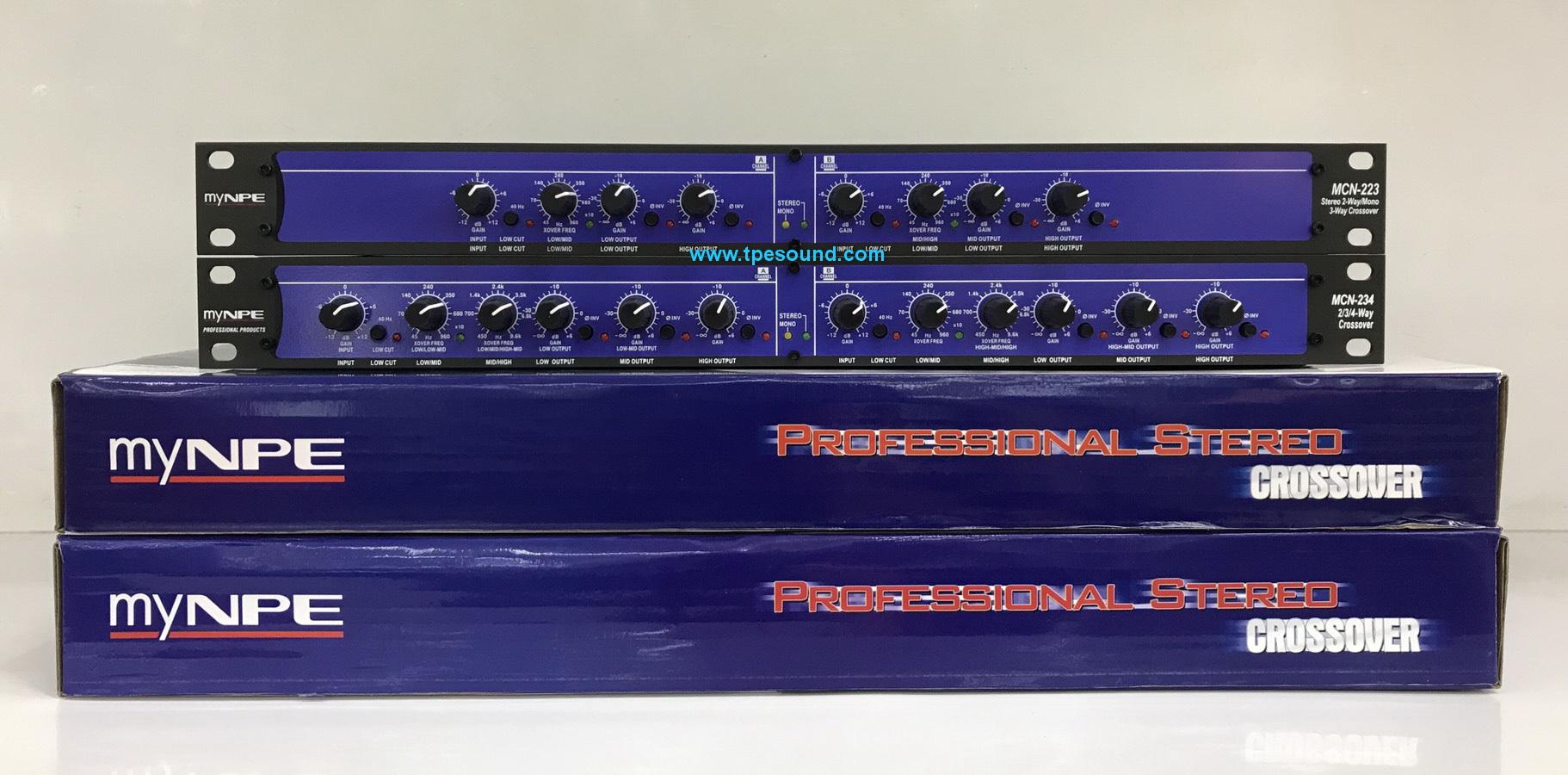 MyNPE MCN 234 ครอสโอเวอร์ 2-3 ทางสเตอริโอ / 4 ทางโมโน พีเอ ซาวด์ เซนเตอร์ PA SOUND CENTER - Pa ...