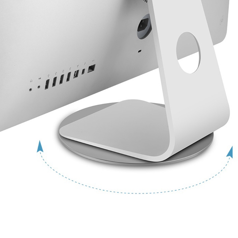 H7JA 360 Rotation Non-slip Stand Rolling Tray for Monitor Laptop iMac ...