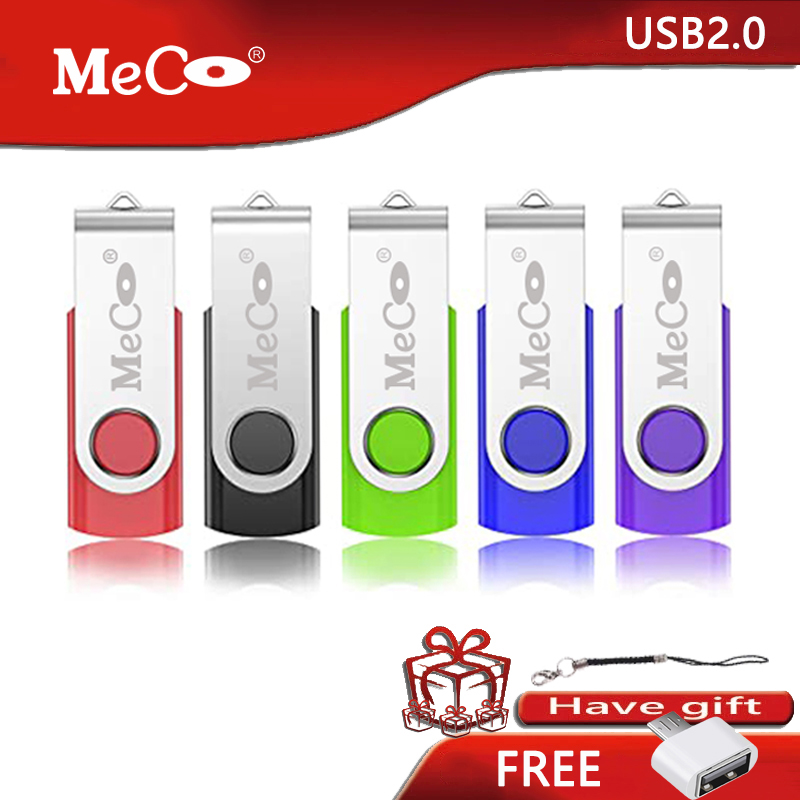 Meco128GB 64GB 32GB 16GB USB flash drive 8GB 4GB 2GB 1GB memory stick thumb drive USB2.0 pen ...