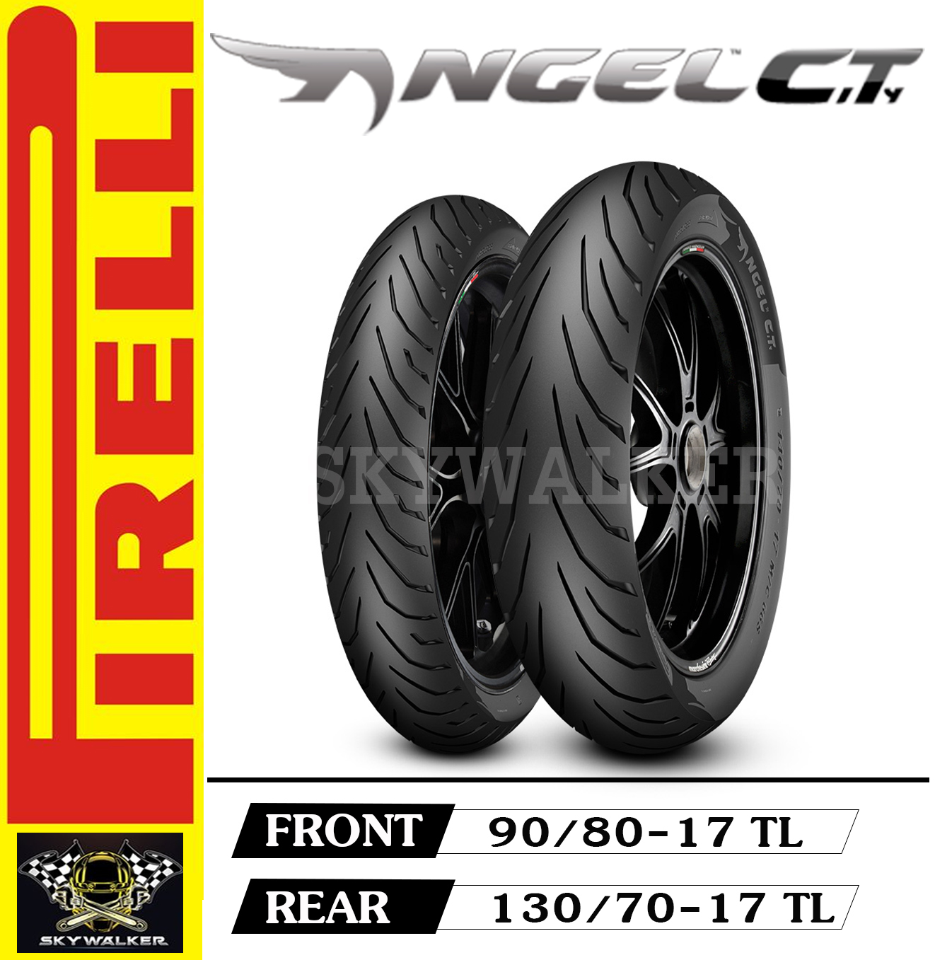 110/70-17 + 140/70-17 PIRELLI ANGEL CITY - Akojorn Racing Bike - ThaiPick