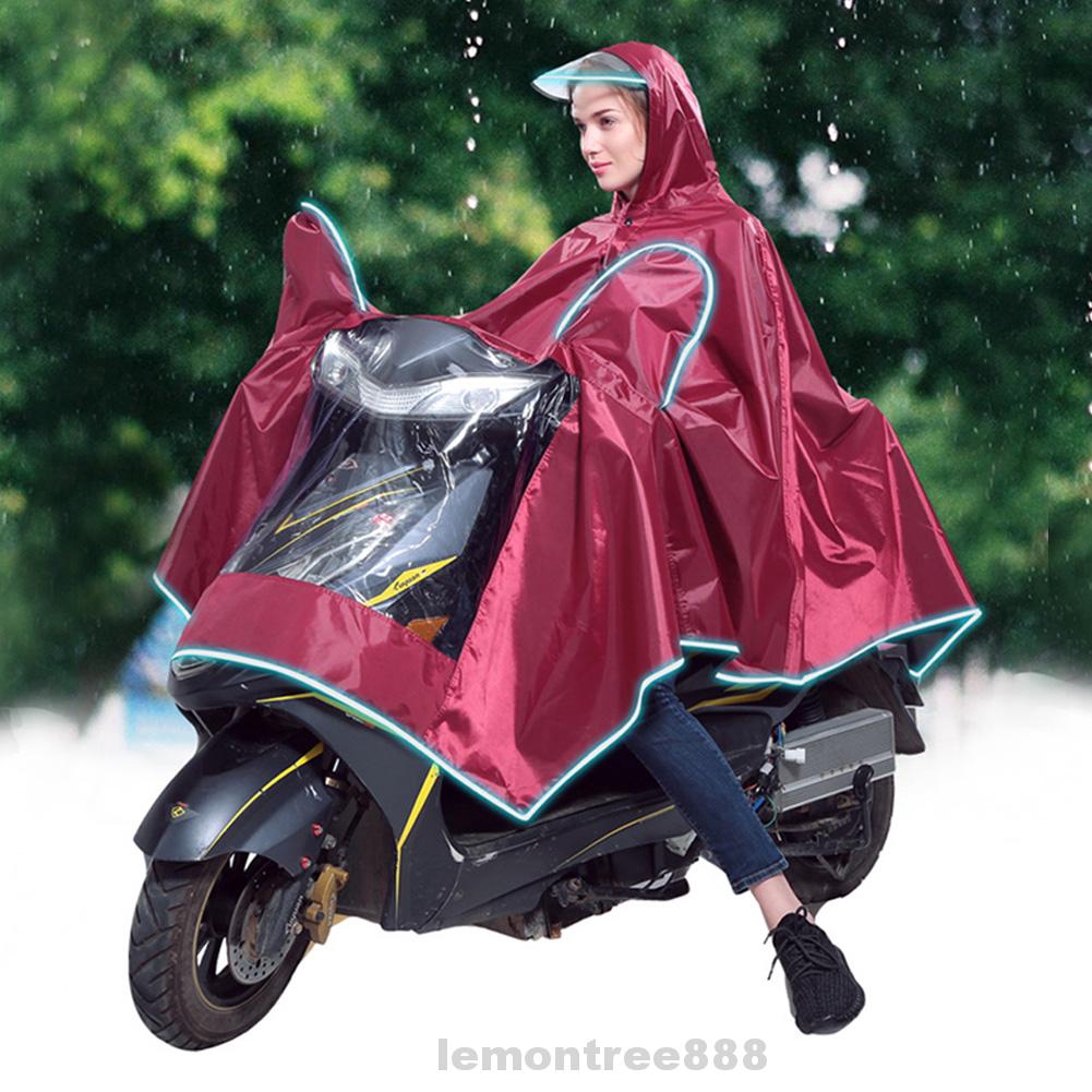 Poncho PVC With Reflective Strip Motorcycle Accessories Rain Cape Safe ...