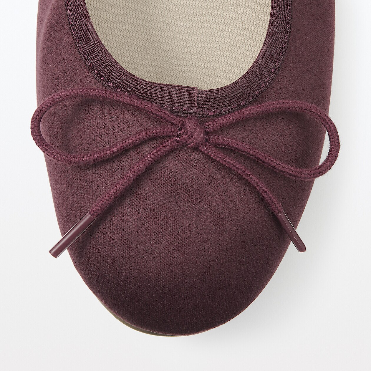 มูจิ รองเท้าทรงบัลเล่ต์ - MUJI Ribbon Ballet Shoes | Lazada.co.th