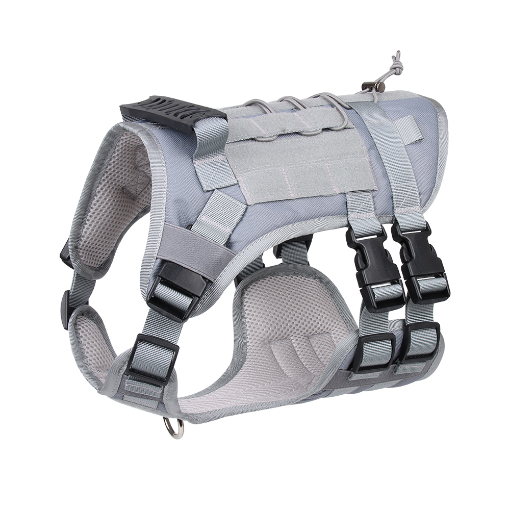Tactical Large Dog Harness Outdoor Military Training Vest Harness And ...