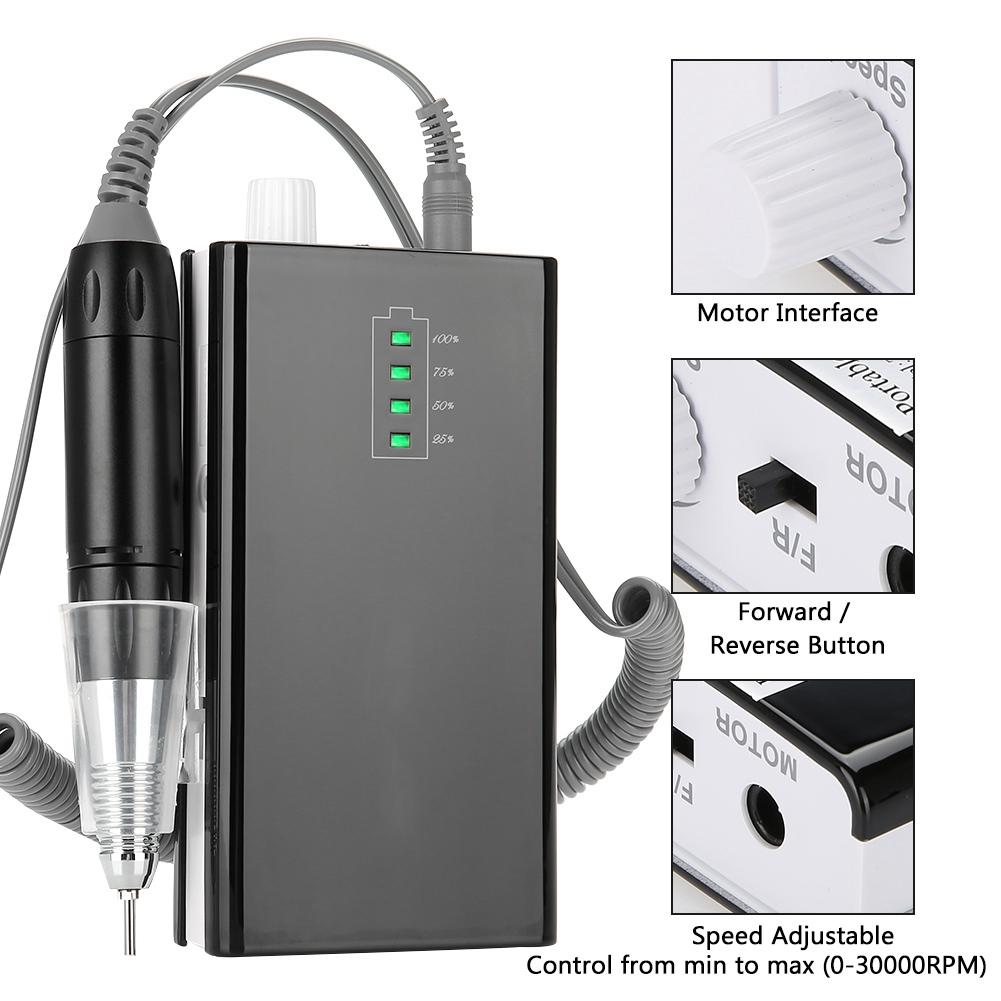 【COD】Electric Nail Art Drill File Machine Manicure Set Grinding ...