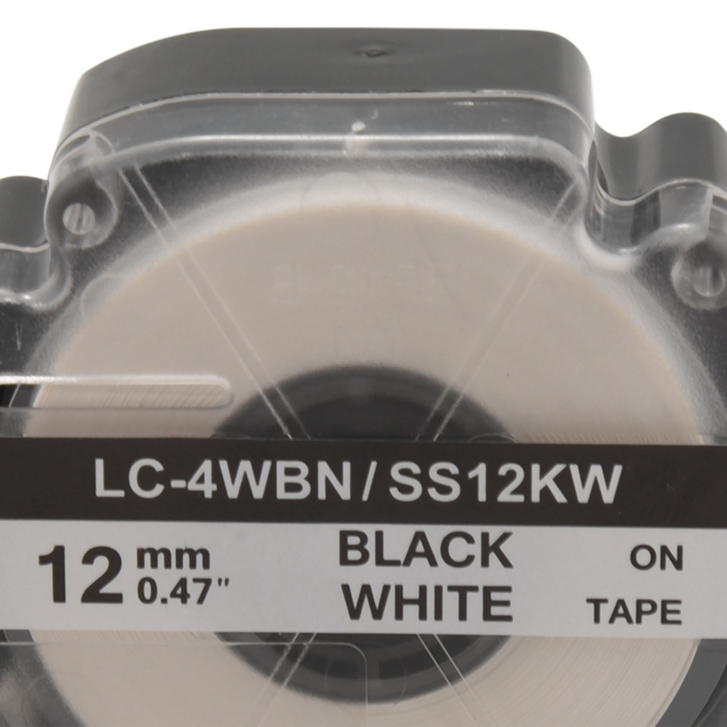 5 Pack Replace LK-4WBN LC-4WBN9(SS12KW) Label Tapes for Epson ...