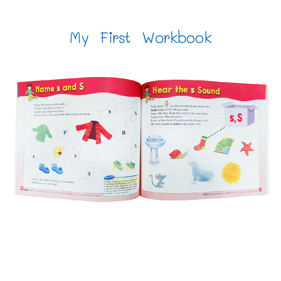 Wel-B My First Workbook หนังสือเด็ก หนังสือภาษาอังกฤษ หนังสือต่างประเทศ ...