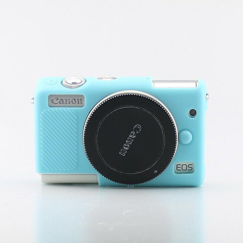CAMERA CASE SILICONE CANON M100 BLUE - CHAN SHOP - ThaiPick