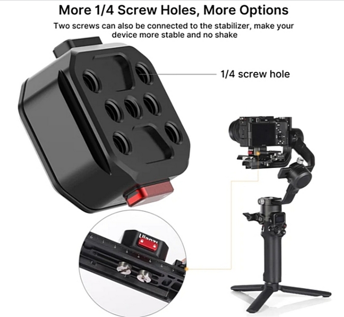 Ulanzi Fast Claw Plate Quick Release Set (Generation II) ควิ๊กเพลท ...