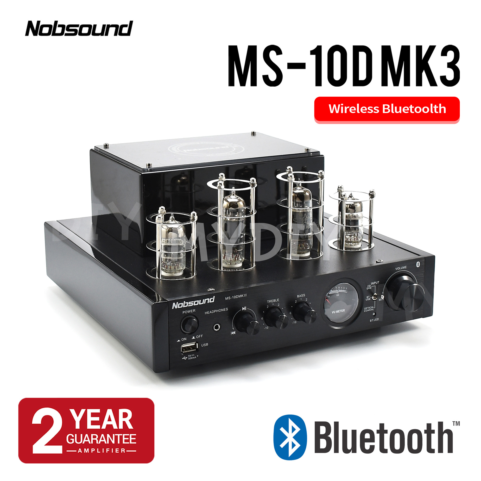 Nobsound MS-10D MKIII(Mark-3) เครื่องขยายเสียงหลอด อินทิเกรตแอมป์ 200 ...