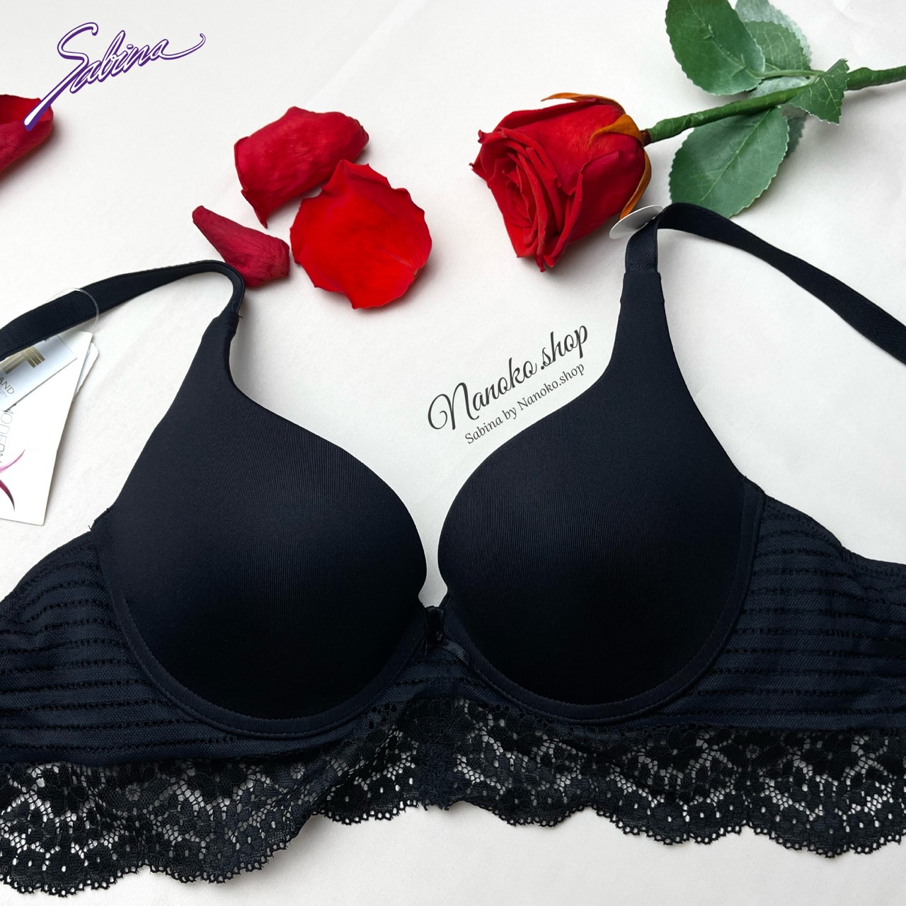 34A,34B,34C,34D เสื้อในซาบีน่า (มีโครง) รุ่น MODERN V รหัส SBI956BK ...