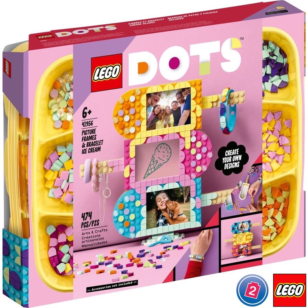 เลโก้ LEGO DOTs 41956 Picture Frames & Bracelet Ice Cream - MixASale