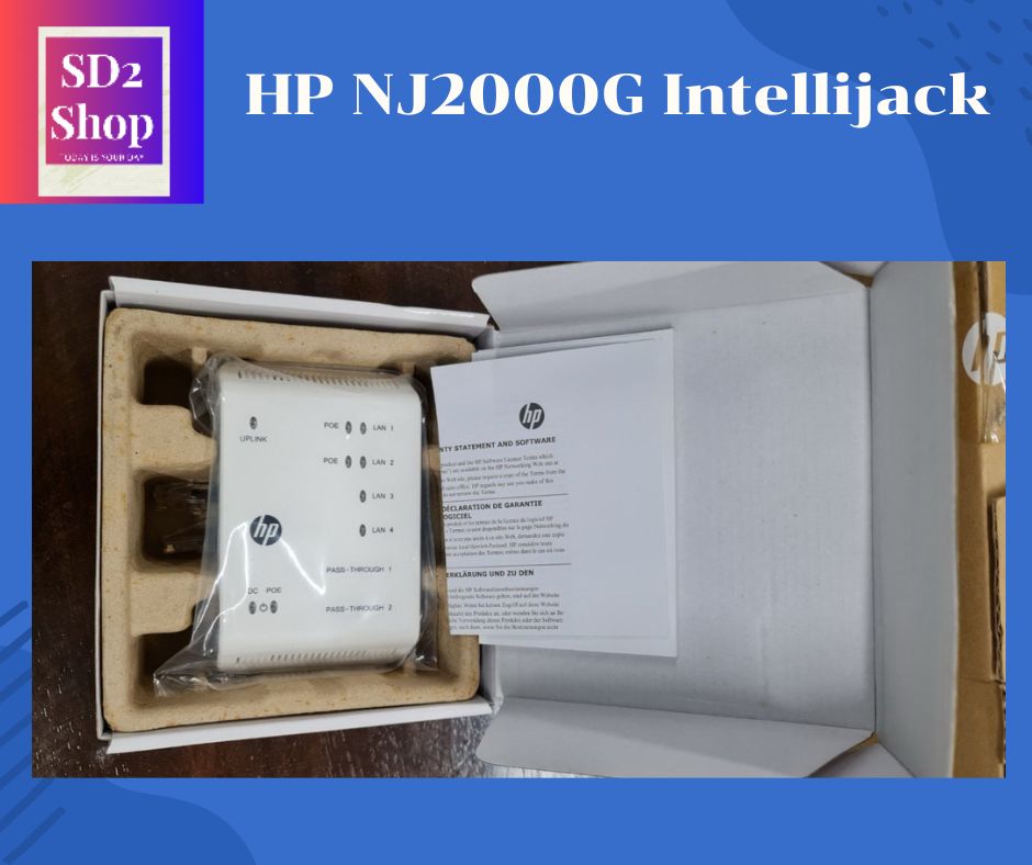 HP 3com NJ2000G IntelliJack Switch PoE Managed 7 Port Gigabit - JD057A ...