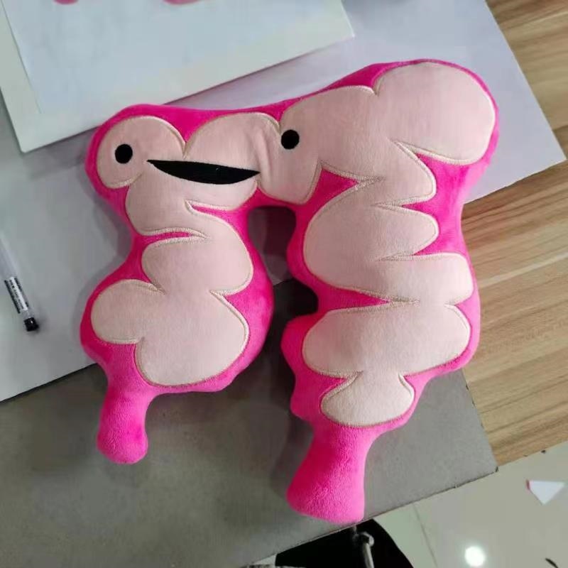 2022 28CM Human Organs Plush Toys Soft Cartoon Large Intestine Heart ...