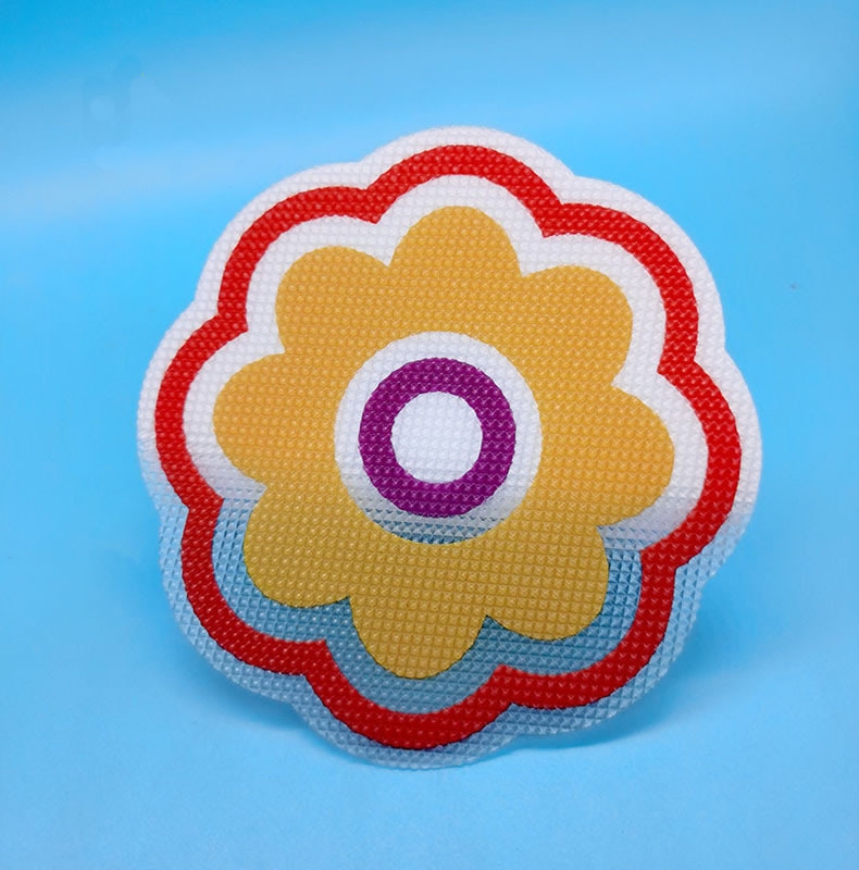 5pcs Creative PEVA Anti Slip Flower Sticker Waterproof Cartoon Bath Mat ...