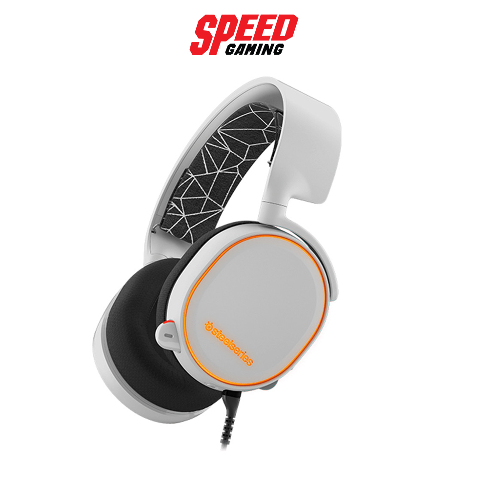 HEADSET (หูฟัง) STEELSERIES ARCTIS 5 WHITE 7.1 SURROUND PRISM RGB JACK ...