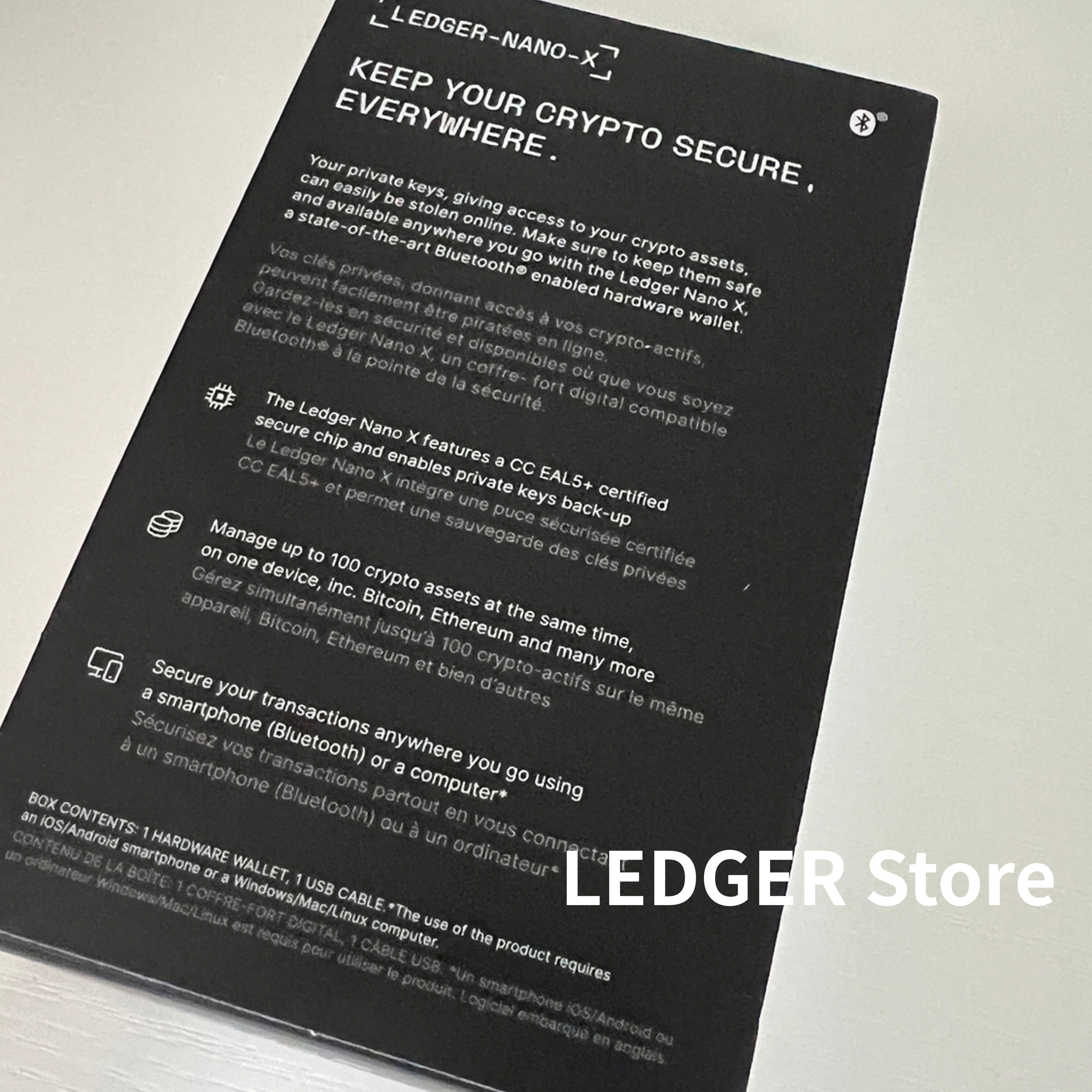 Ledger nano X Crypto Wallet Hardware wallet BTC ETH French original ...