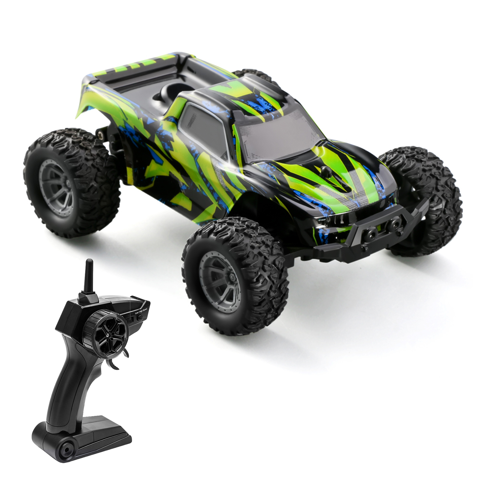 RC Mini Off-road Car S801 132 2WD 20kmh Green Orange 2.4GHz Mini High ...