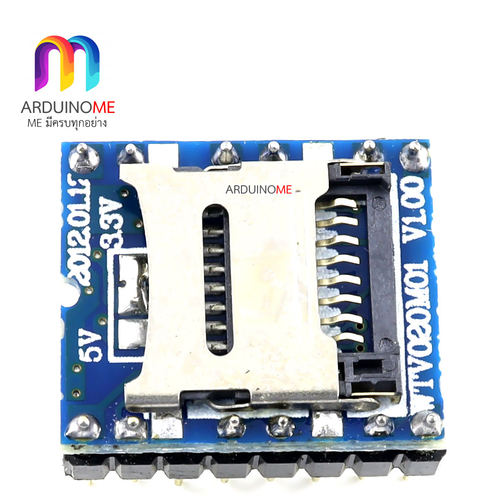WTV020SD Micro SD Card Music Module - ArduinoME - ThaiPick