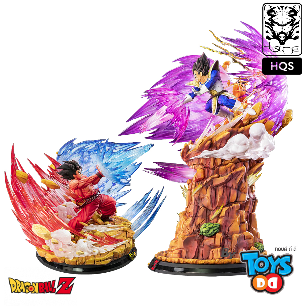 Tsume Art HQS Goku Kaio-ken VS. Vegeta Galick Gun (Dragon Ball Z) 1/6 ...
