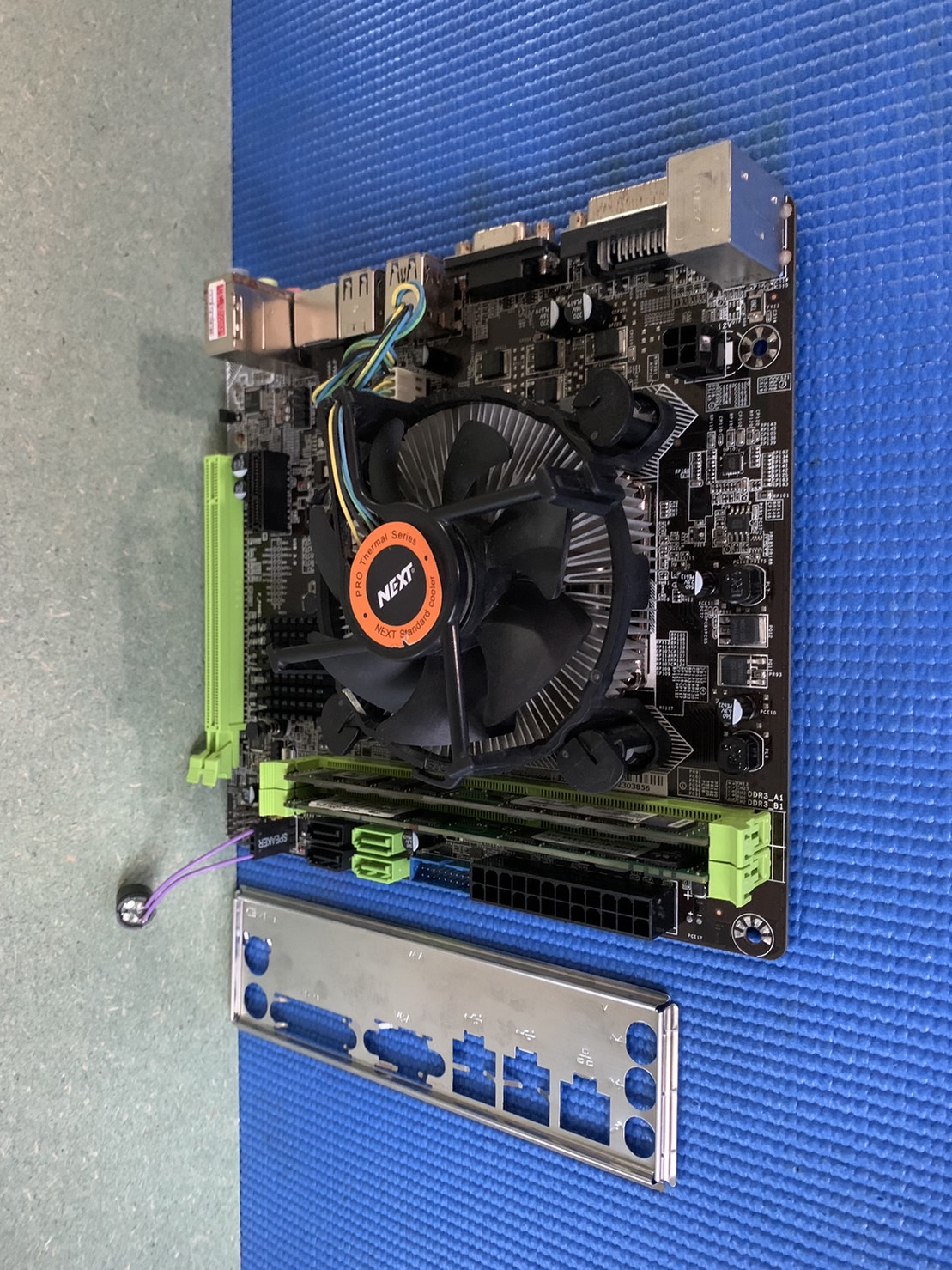 เมนบอร์ด MaxSun Intel H81 Socket 1150 CPU i3-4170 แรม 8GB พร้อมฝาหลัง ...