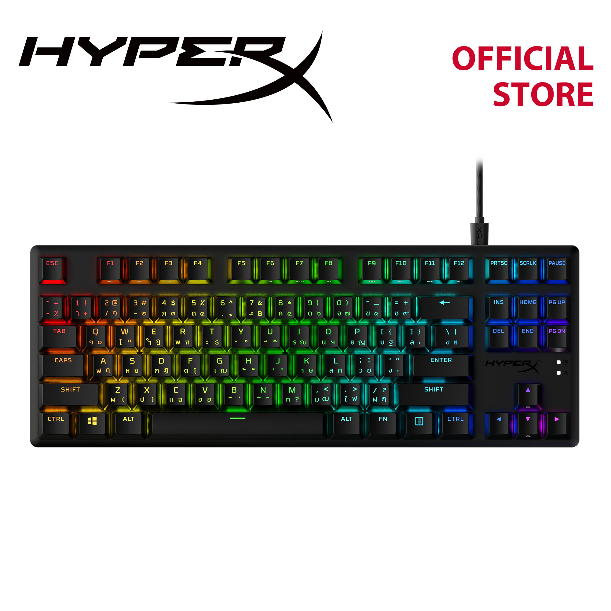 [TH Layout]HyperX Alloy Origins Core PBT- Mechanical Gaming Keyboard ...