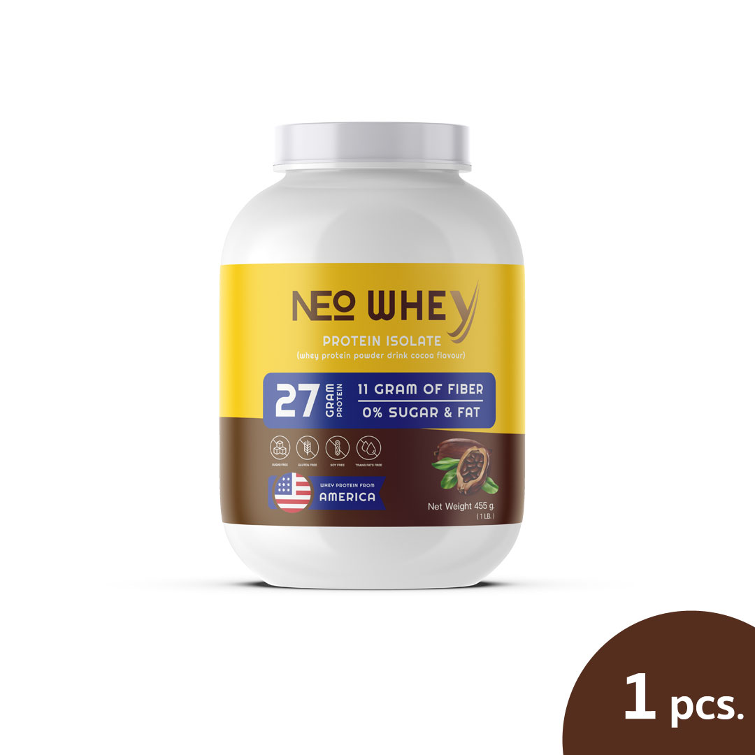 [เวย์โปรตีน ไอโซเลท รสโกโก้ 455g.] NEO Whey Protein Isolate นีโอ เวย์ ...