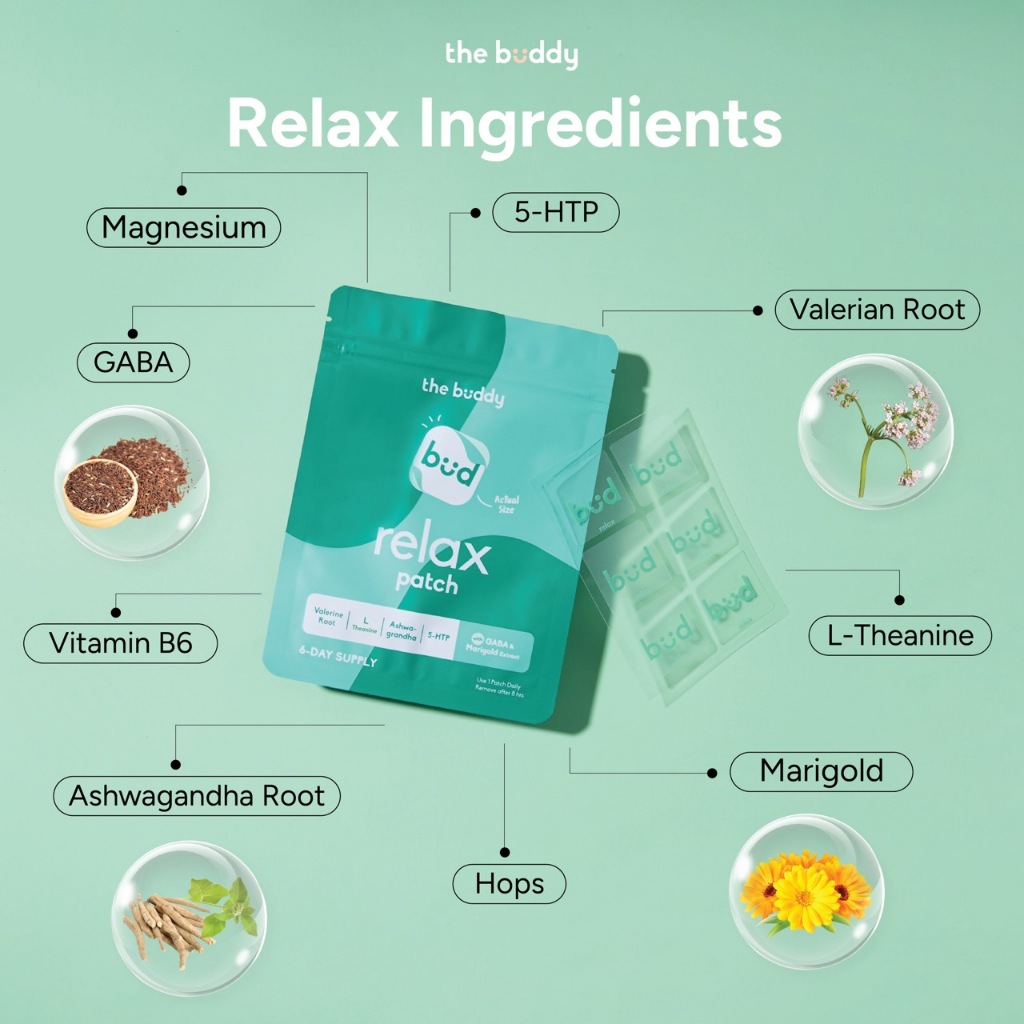 The Buddy Patch - Relax เดอะ บัดดี้ แผ่นแปะลดเครียด ผ่อนคลาย คลายเครียด ...