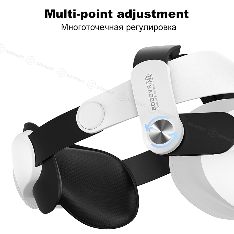 BOBOVR M2 Adjustable For Oculus Quest2 Virtual Reality Halo Strap Large ...