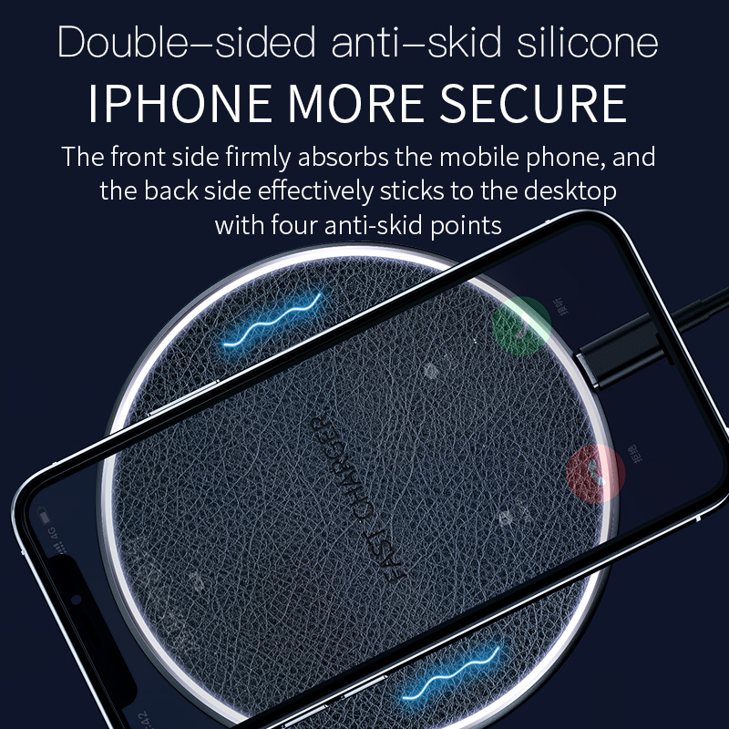 Basikeได้รับ2-3วัน15วัตต์ที่ชาร์จไร้สาย wireless charger ชาร์จแบตไร้สาย ที่ชาจไร้สาย iphone Qi ...