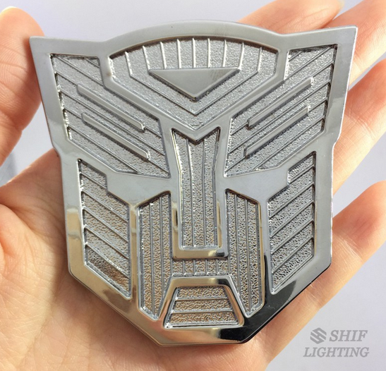 โลโก้ ทรานฟอร์มเมอร์ งานโลหะ ประดับยนต์ Metal Transformer Deception ...