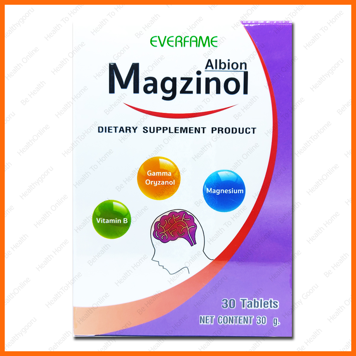 Everfame Albion Magzinol อัลเบียน แมกซินอล 30 เม็ด(Tablets) | Lazada.co.th